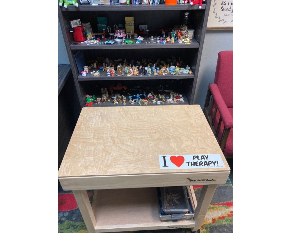 Rolling Cart for Basic Wood Sand Tray – Sand Tray Therapy