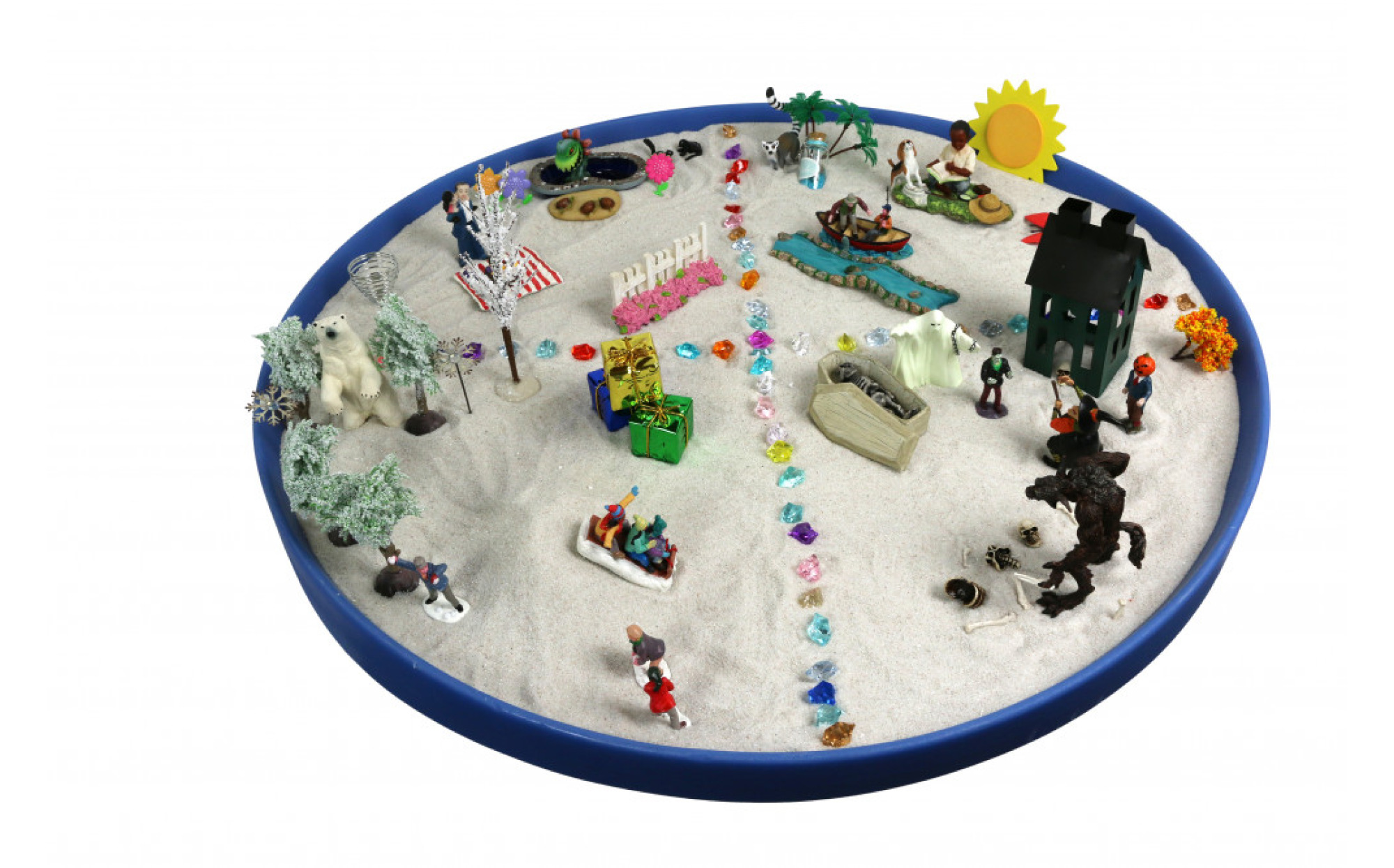 Group Round Plastic Sand Tray – Sand Tray Therapy