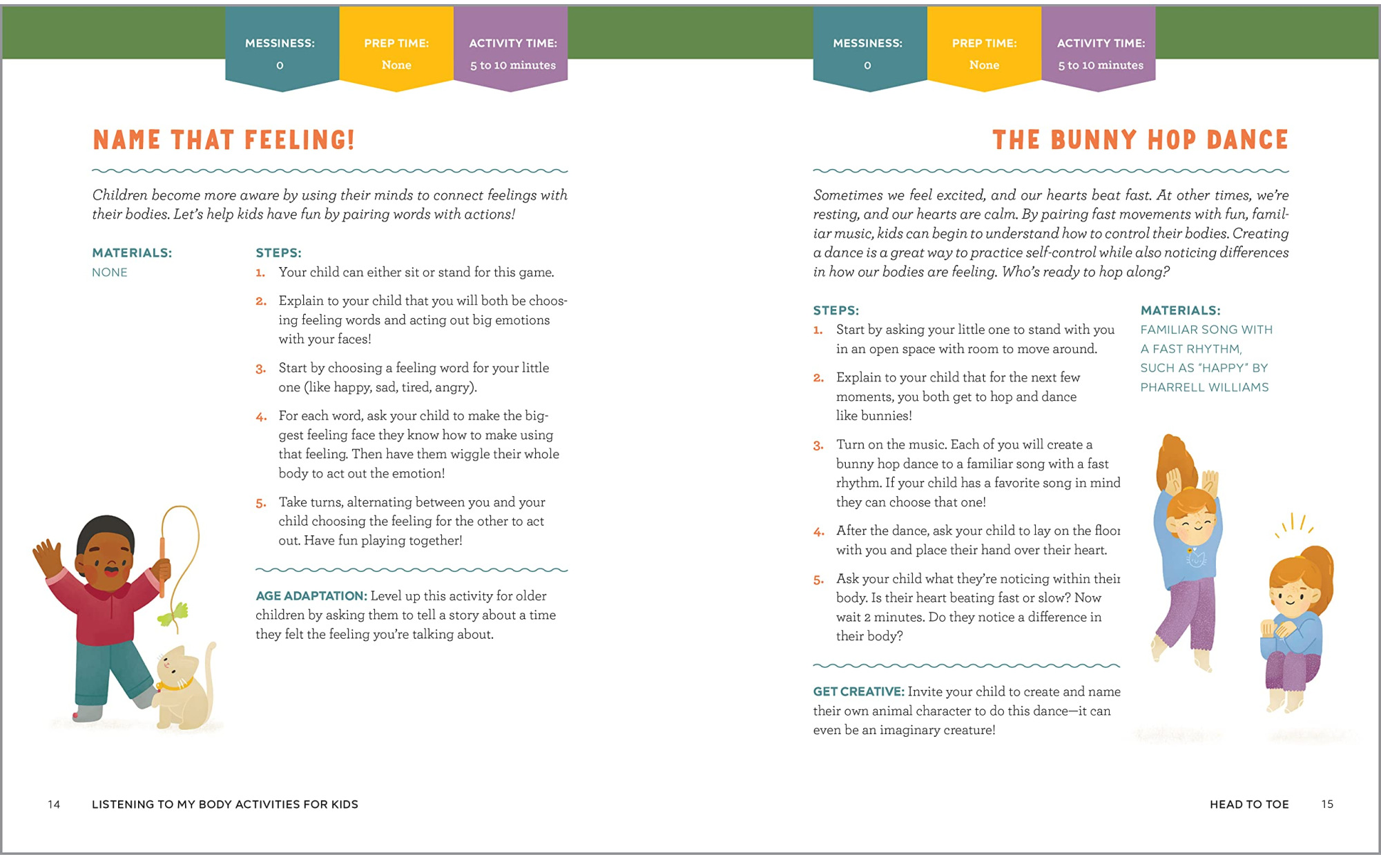 Listening to My Body Activities for Kids: Social-Emotional Skills to ...