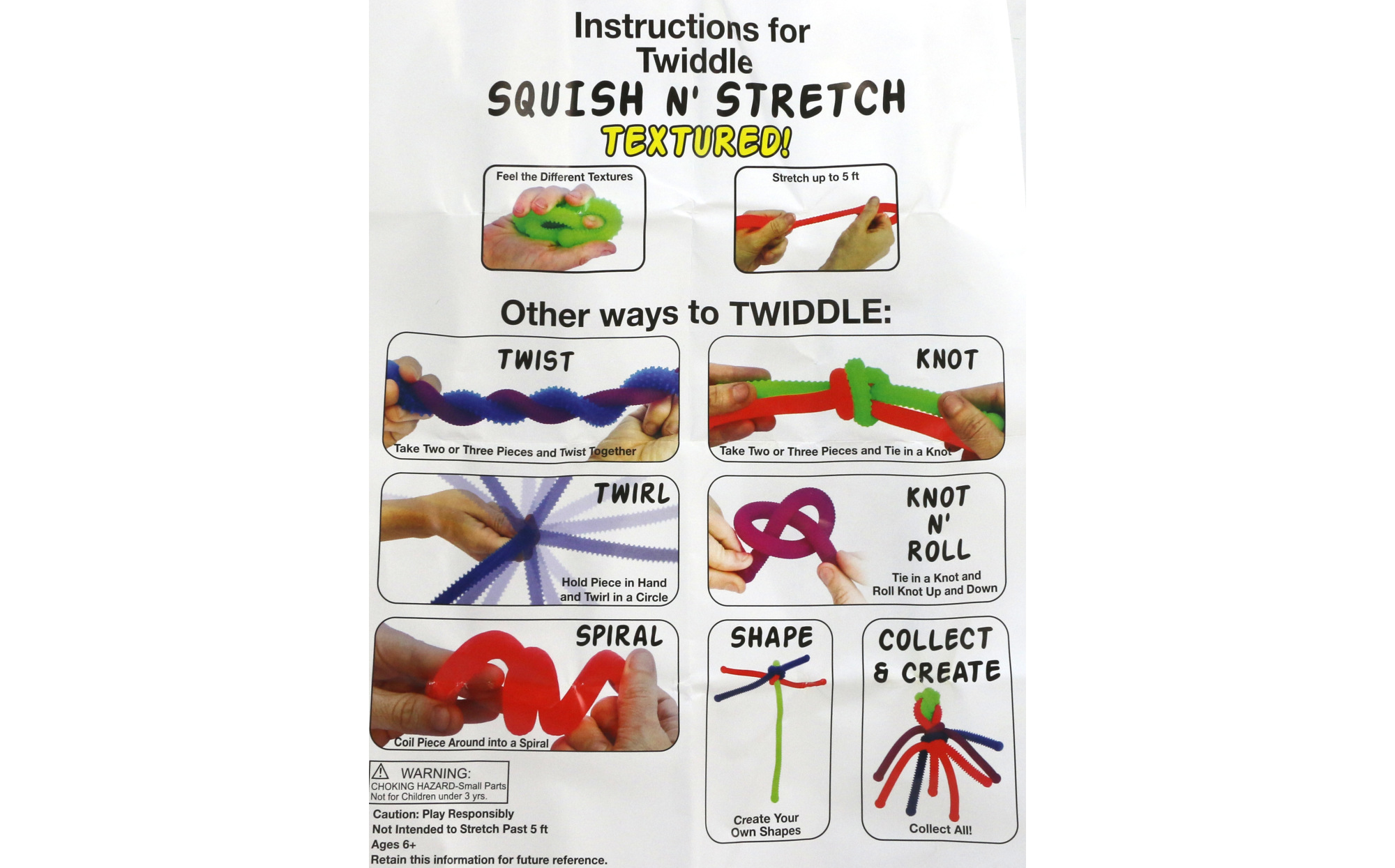 Twiddle Squish N' Stretch Textured – Sensory