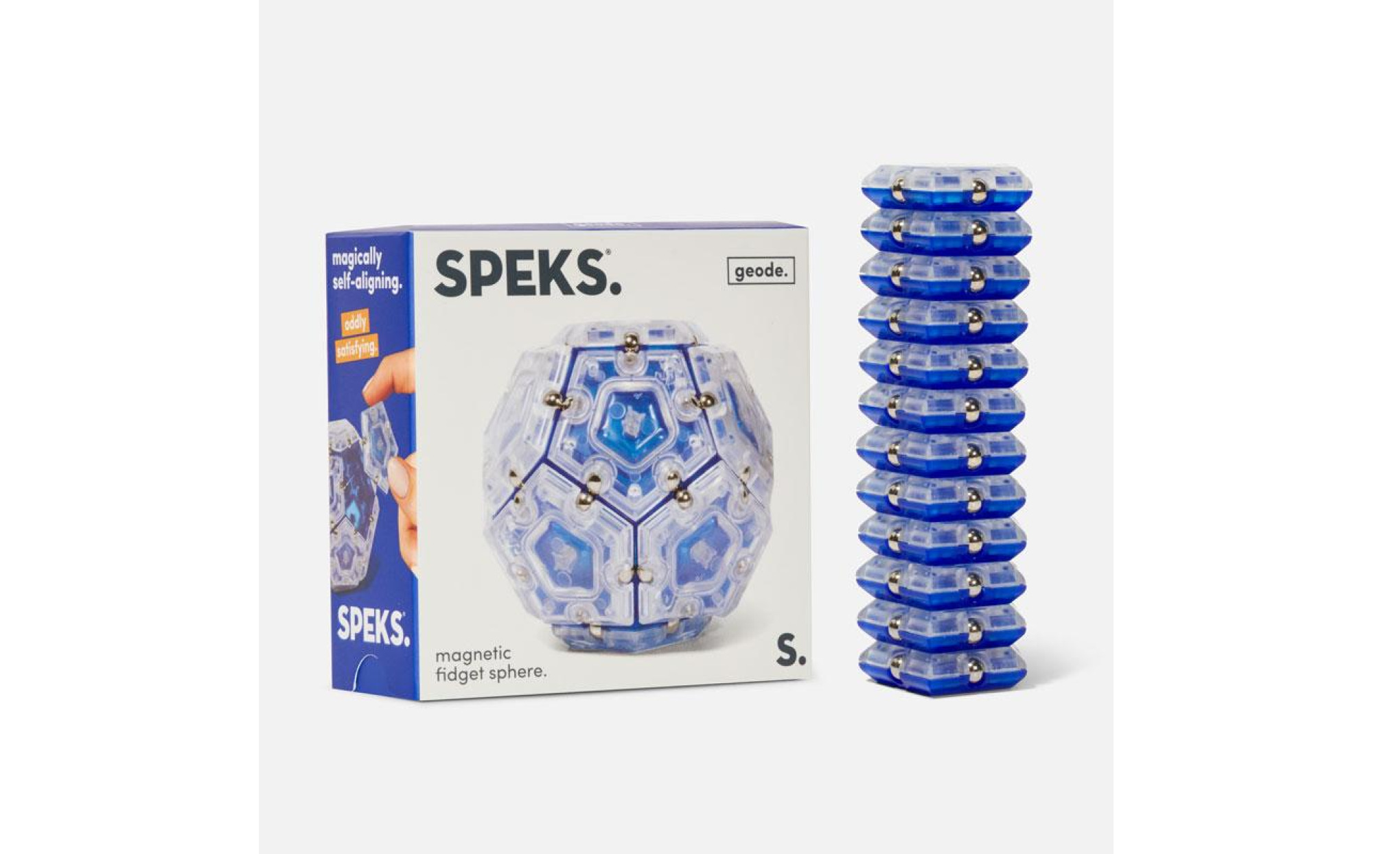 Speks Geode Magnetic Fidget Sphere - Cobalt – Sensory