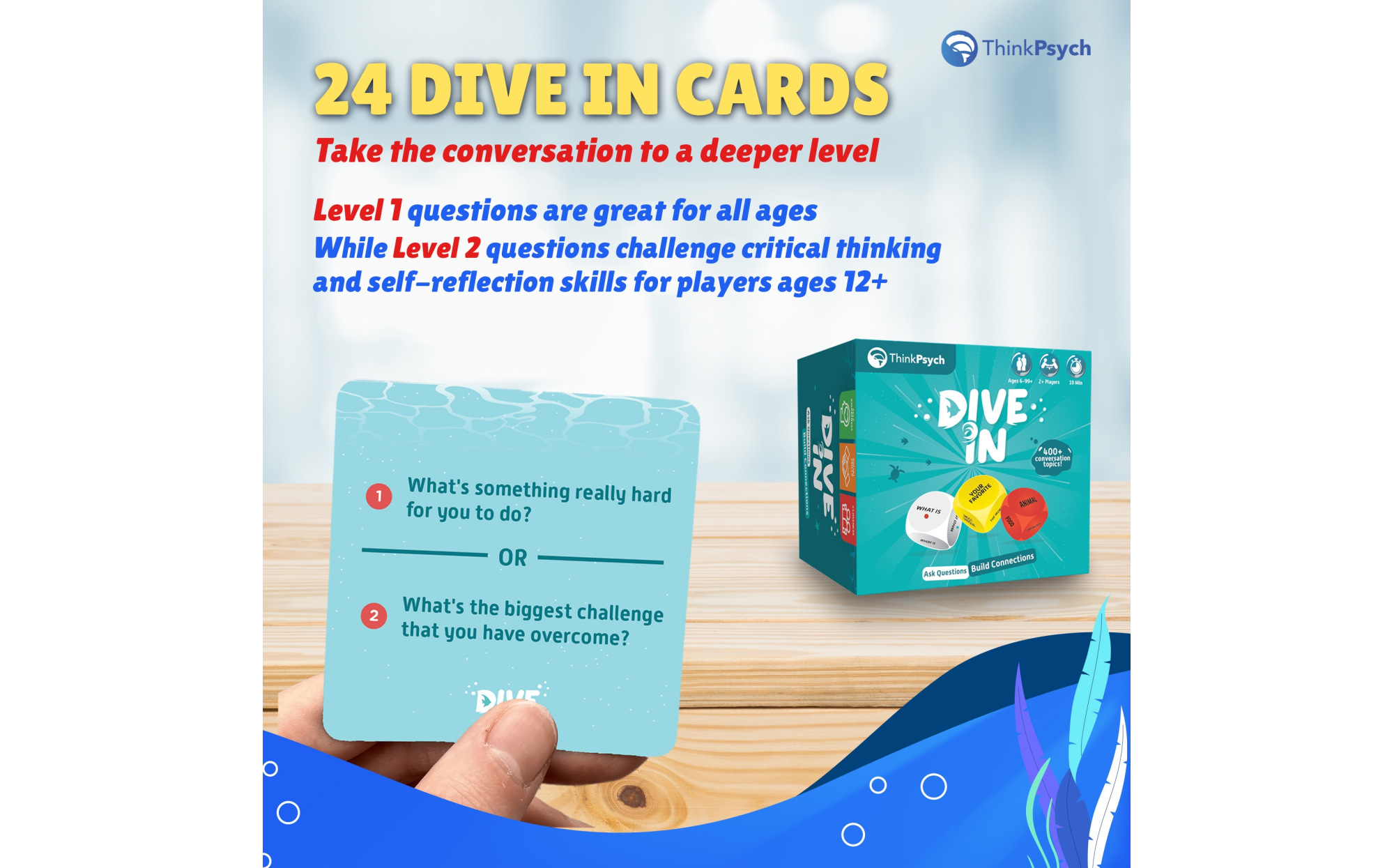 Dive in: Ask Questions, Build Connections – Games