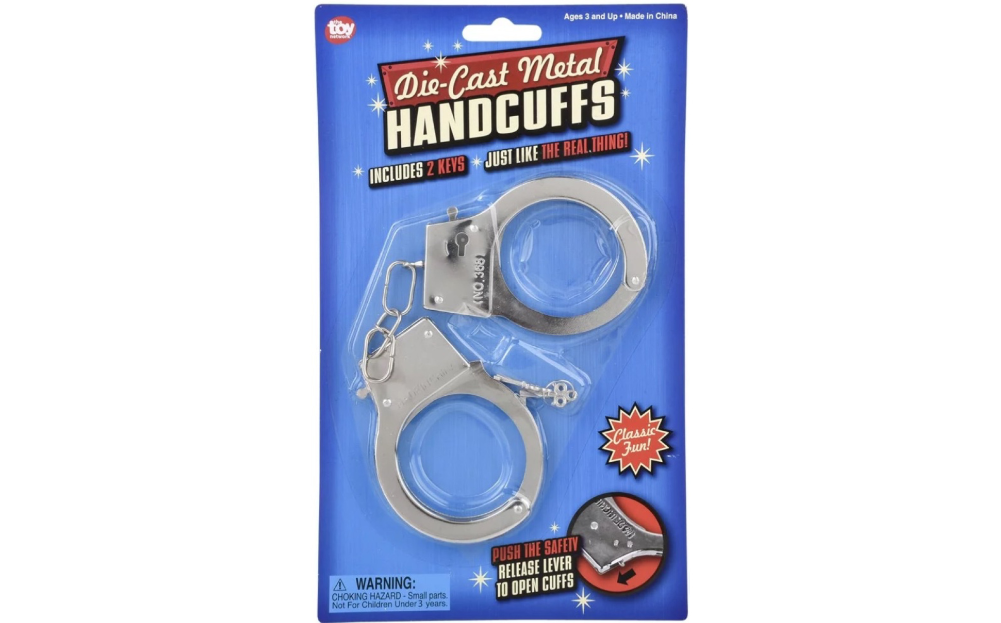 Economy Metal Handcuffs – Play Therapy Toys: Aggression Play