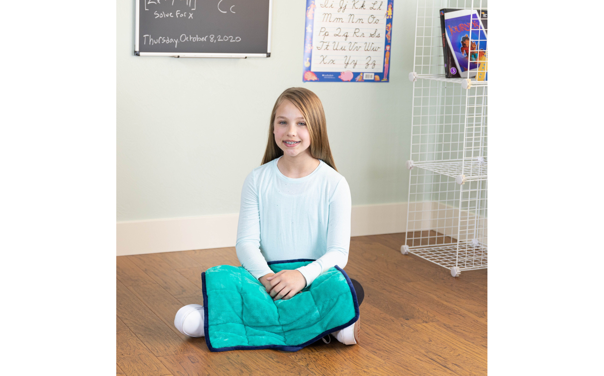 Weighted Lap Pad - Large - Blue – Sensory