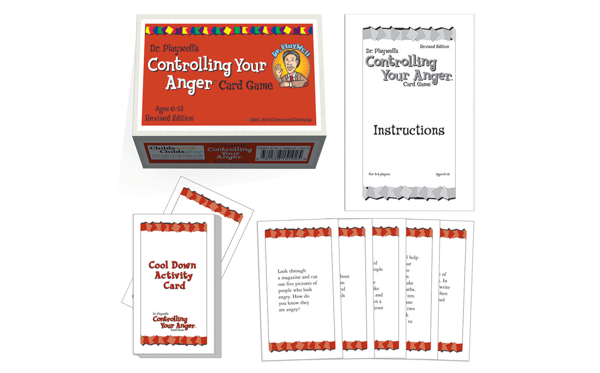 Dr. PlayWell's Controlling Your Anger Card Game – Games