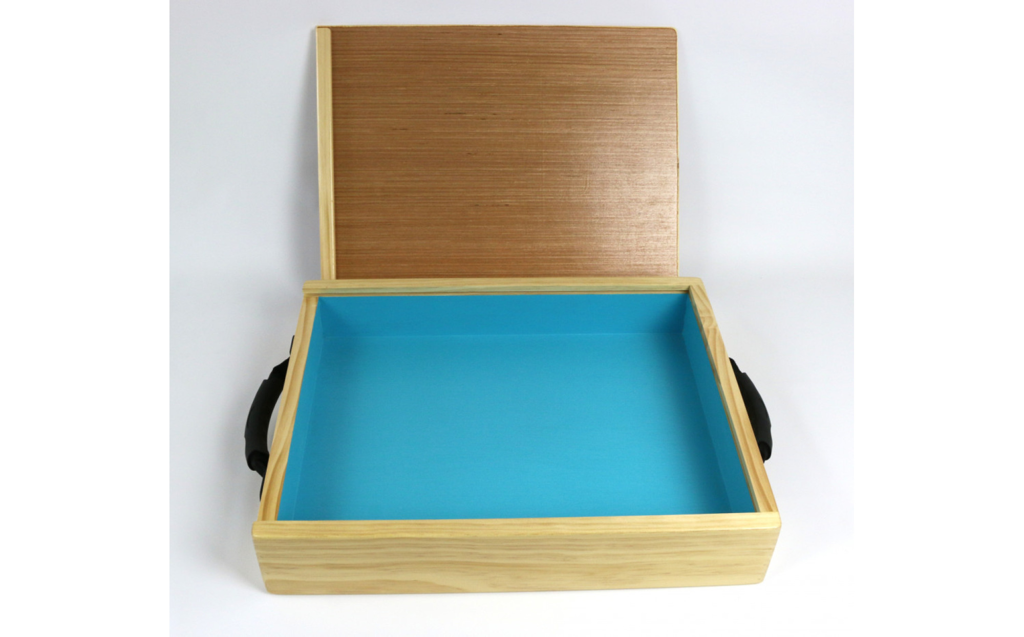 Portable Wooden Sand Tray with Lid – Sand Tray Therapy