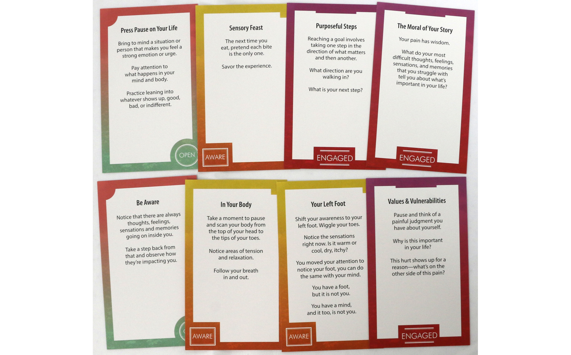 The ACT Deck: 55 Acceptance & Commitment Therapy Practices – Games