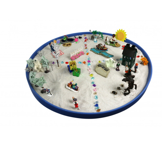 Group Round Plastic Sand Tray – Sand Tray Therapy