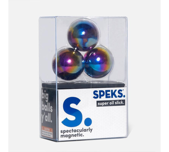 Speks Super Magnetic Balls - Super Oil Slick - 3 Pack – Sensory