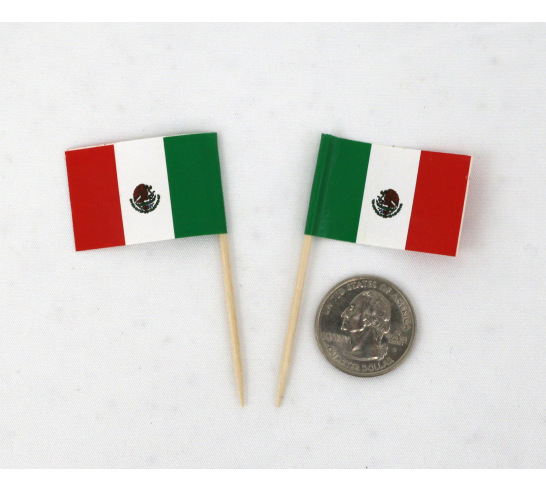 Tiny Mexican Flags (set of 2) – Sand Tray Therapy