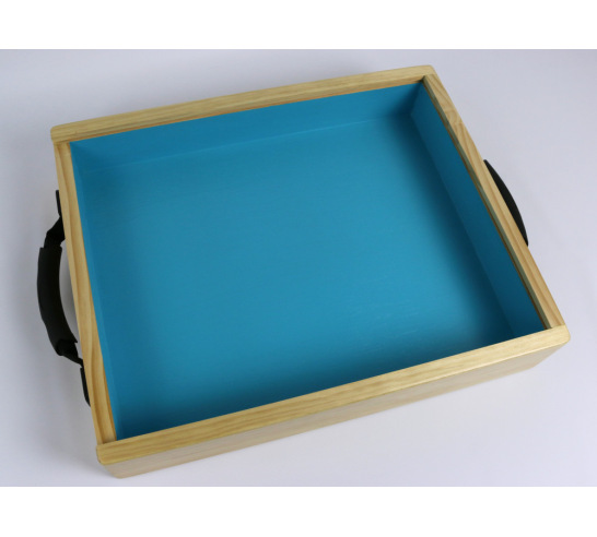 Portable Wooden Sand Tray with Lid – Sand Tray Therapy