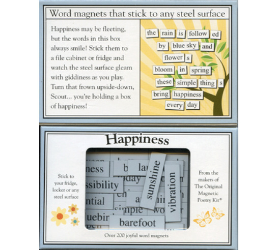 Happiness Magnetic Poetry Kit – Games