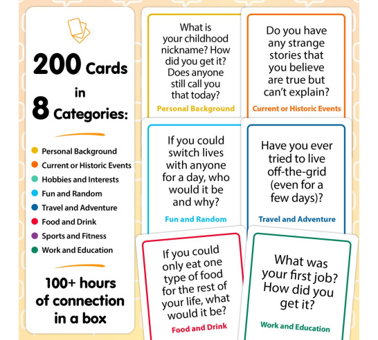 Talking Point Small Talk Cards – Games