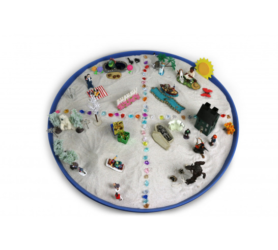 Group Round Plastic Sand Tray – Sand Tray Therapy