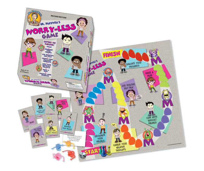 Dr. PlayWell's Worry Less Board Game – Games