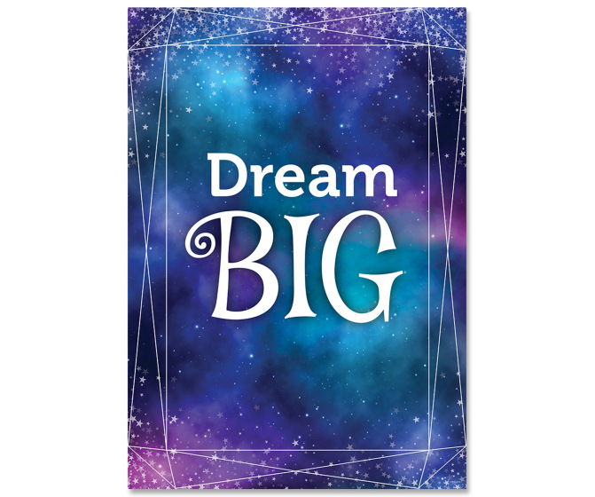 Dream Big Poster – Playroom Furnishings: Posters & Decor